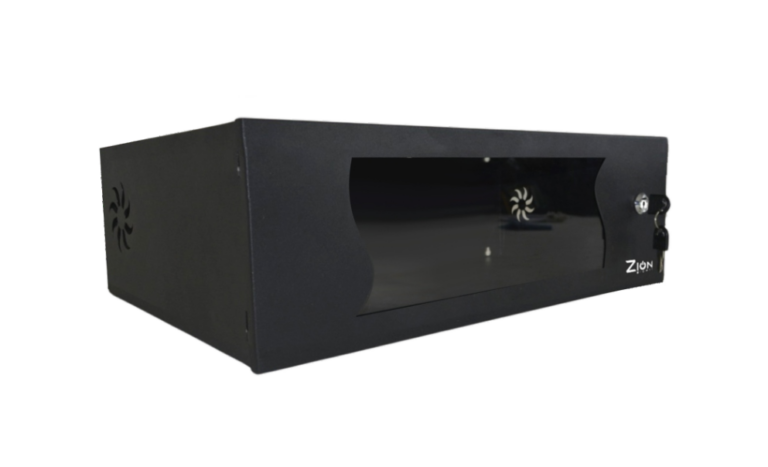 MINI RACK 3U COM VISOR ACRÍLICO - ZION POWER